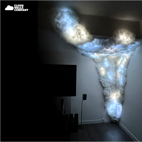 Cloud Ceiling Panels | LED Cloud Light - TikTok – Cloud Walls Company