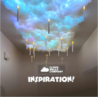 Cloud Ceiling Panels™ | Peel & Stick LED Cloud Light Kit | Cloud Walls ...