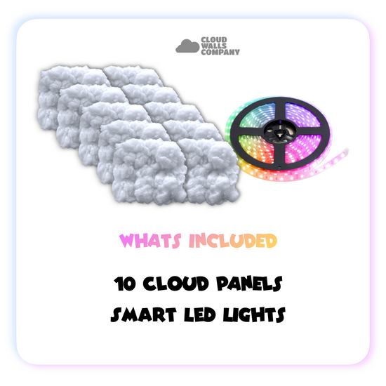 Cloud Ceiling Kit | LED Cloud Lights | Peel & Stick Panels | Cloud ...